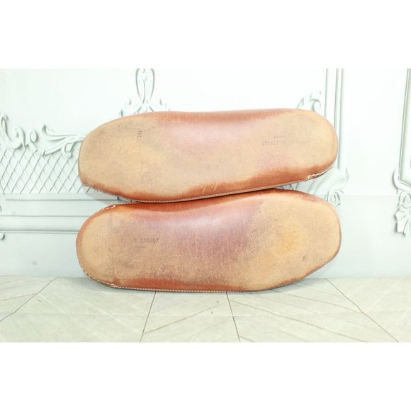 L.L. Bean | Shoes | Ll Bean Bison Brown Leather Shearlinglined ...